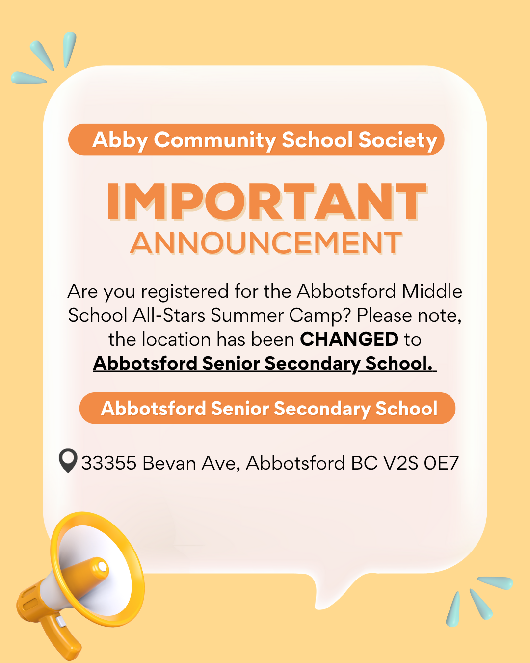 Abby Community School Society – Bringing great camps, events, programs ...